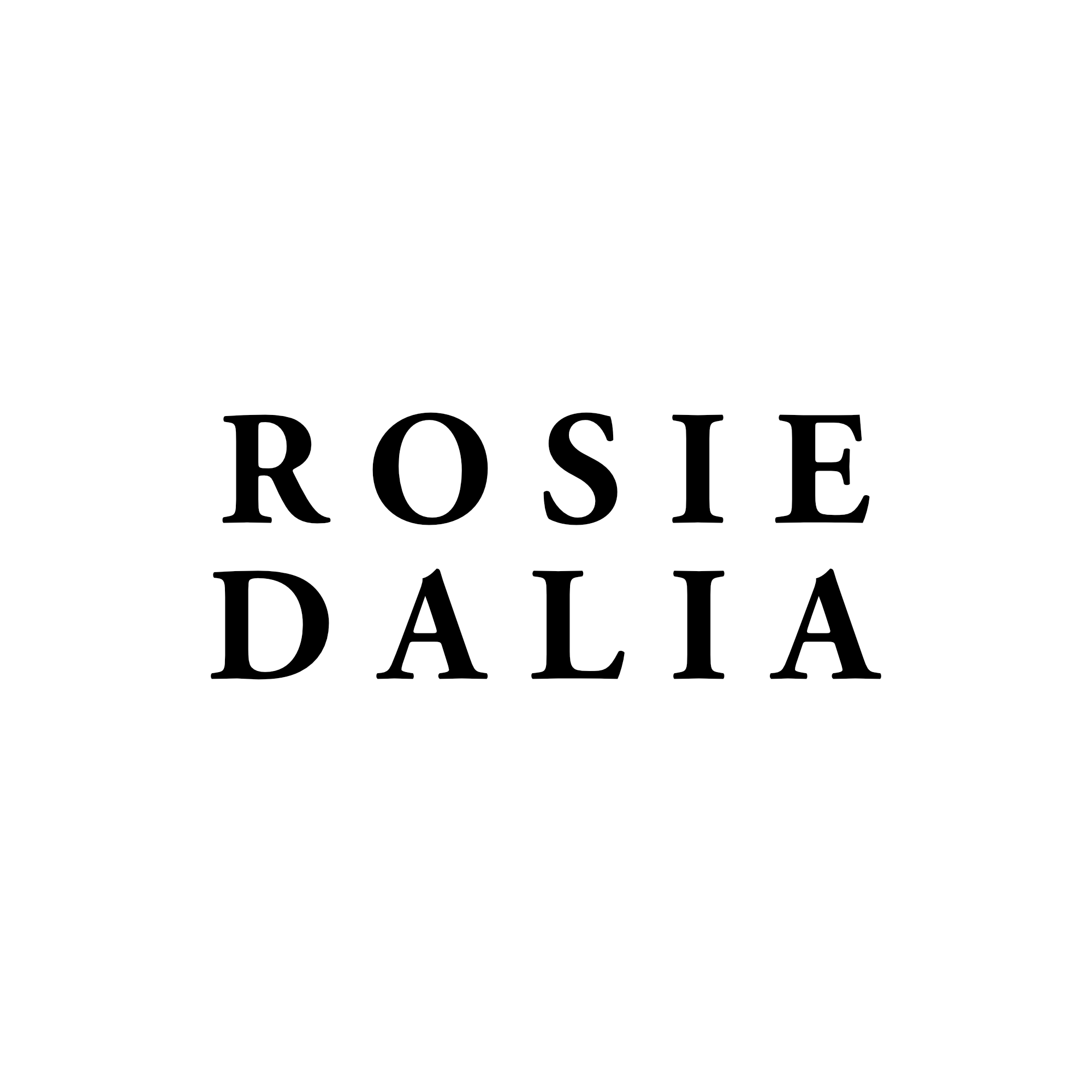 Glassware & Crockery – Rosie Dalia
